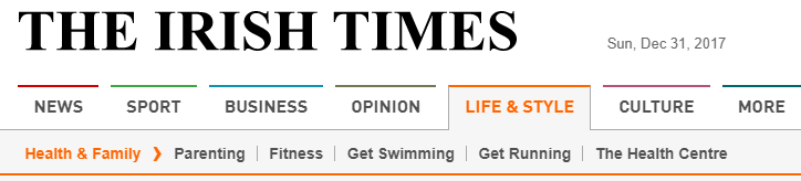 The Irish Times Health Supplement – Colleen Hennessy